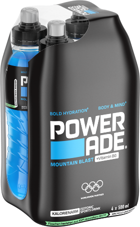 Powerade Mountain Blast Pet 4-Pack 50cl | Bei Rio Getränke kaufen