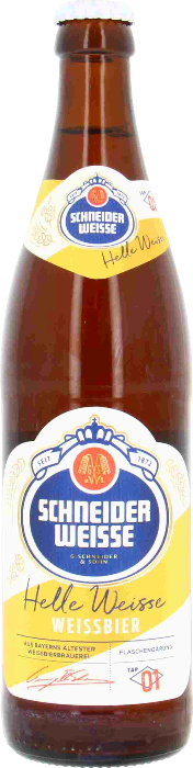 Schneider Weisse TAP 1 helle Weisse MW Har.20x50cl | Bei Rio Getränke ...